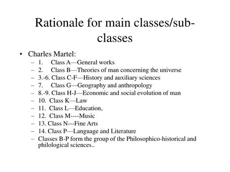 Ppt Library Of Congress Classification Powerpoint Presentation Free