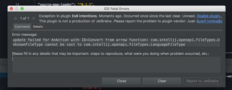 Report To Jetbrains Button Disabled Ides Support Intellij Platform Jetbrains