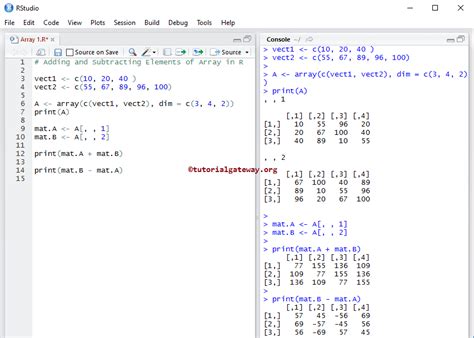 Array In R Programming