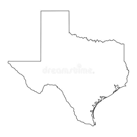 State Texas Outline Stock Illustrations 3 832 State Texas Outline