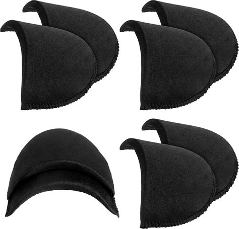 4 Pairs Black Shoulder Pads For Men Women Suit Sewing Sew