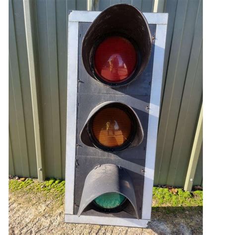 Standalone Antique Traffic Lights Old Traffic Light Etsy Uk