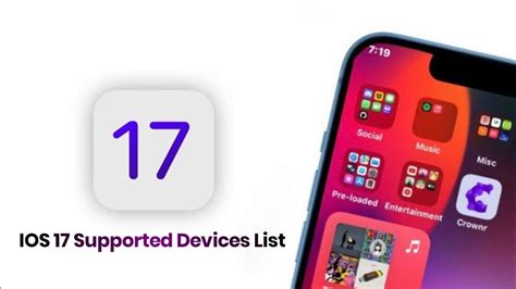 Ios 17 Supported Devices List Youtube