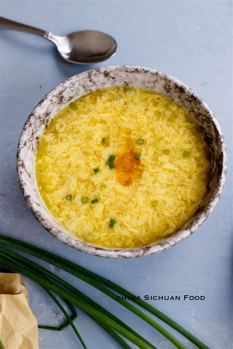 Egg Drop Soup China Sichuan Food
