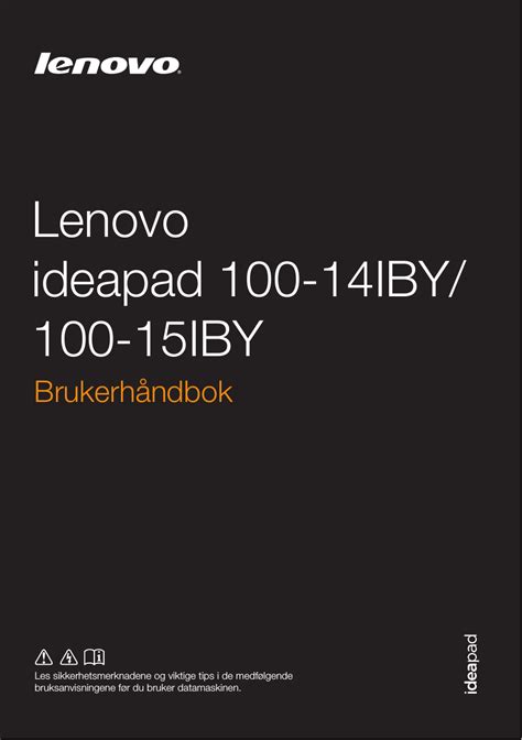 Lenovo Ideapad Iby Ug Nb No Iby Iby User Manual Norwegian Guide Iby