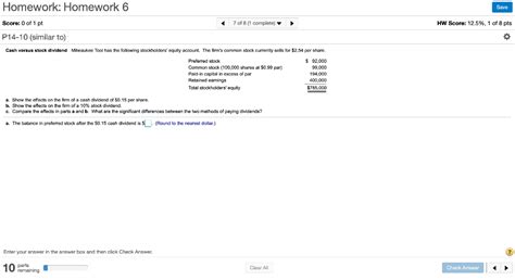 Solved Homework Homework 6 Save Score 0 Of 1 Pt 7 Of 8 1