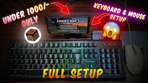 How To Play Pojavlauncher With Keyboard And Mouse Minecraft 🔥 Youtube