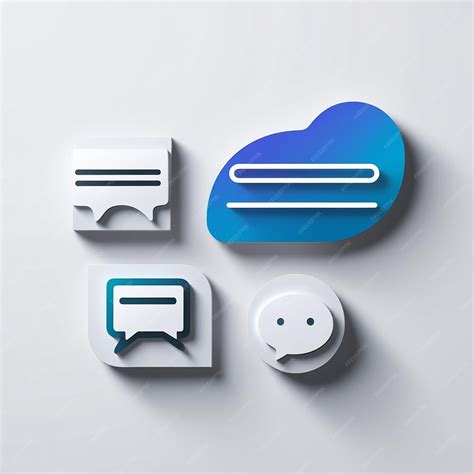 Line Bubble Icon Linear Sms Logo Outline Chat Symbol Communication Icon Premium Ai Generated Image