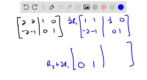 Solved Find The Inverse Using Augmented Matrix H Note Partial