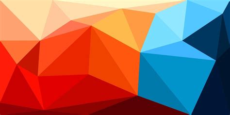Colorful Triangle Polygon Pattern Background Design For Wallpaper Cover Banner And Other
