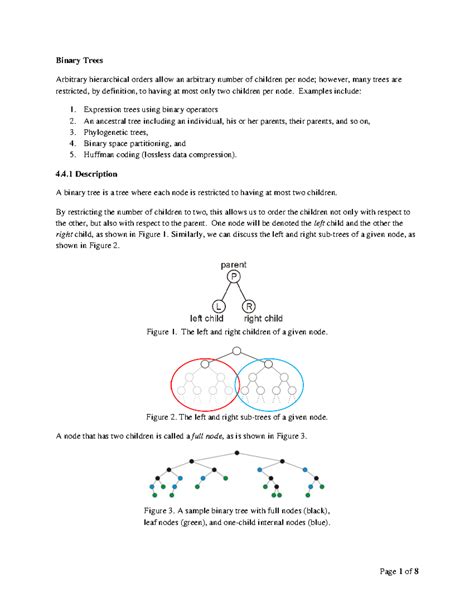 Binary Trees Data Structure Binary Trees Arbitrary Hierarchical Orders Allow An Arbitrary
