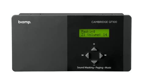 Qt Sound Masking Sound Masking From Biamp