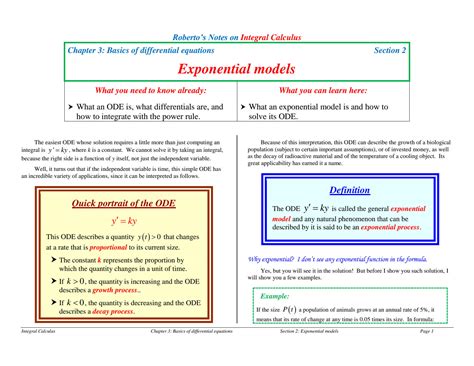 Solution Exponential Models Studypool