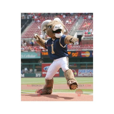 Brown And White Ram Mascot Forest Animals