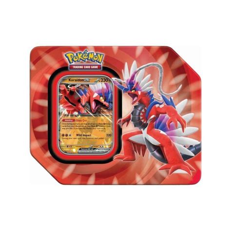 Pokémon Paldea Legends Tin Summer 2023 Koraidon Inglés