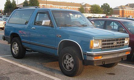 Chevrolet S 10 Blazer Wikipedia