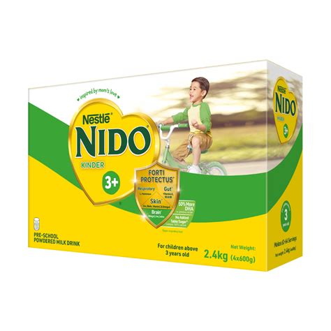 Nido® 3 Powdered Milk Drink For Pre Schoolers Above 3 Years Old 2 4kg
