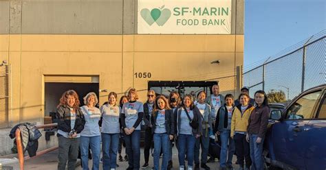 Pmi Green Team Lends A Hand To The Sf Marin Food Bank