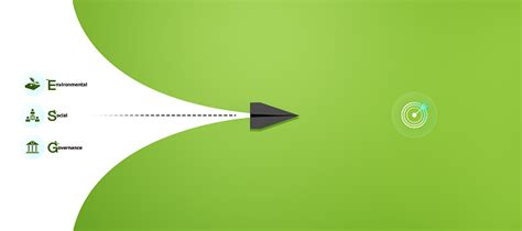 검은 비행기가 목표물을 향해 향하고 있습니다 환경 기술 개념 지속 가능한 개발 목표 Sdgs 환경 아이콘이 있는 녹색 지구