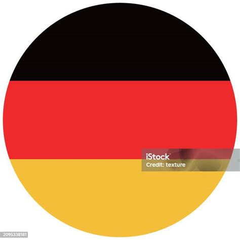 독일 국기 표준 색상 표준 크기 원형 국기입니다 컴퓨터 일러스트레이션 디지털 일러스트레이션 벡터 일러스트 레이 션입니다 German Social Democratic