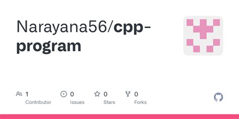Github Narayana56cpp Program