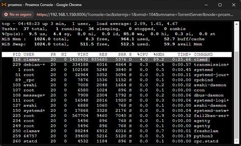 Clamav Hugh Cpu Usage Rproxmox