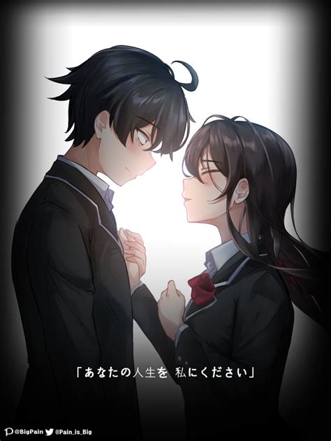 Safebooru 1boy 1girl Ahoge Artist Name Black Hair Black Jacket Blazer