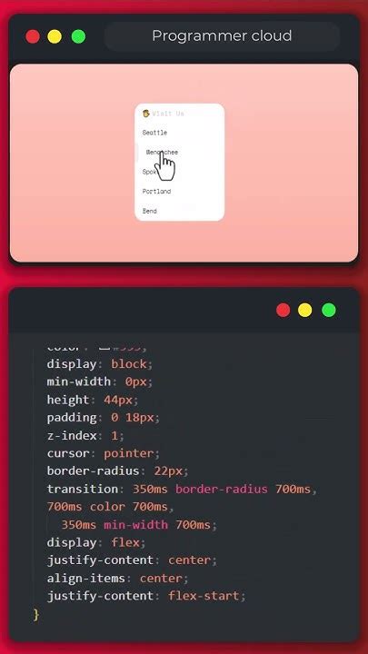 🔥 Create A Stylish Dropdown Menu With Htmlcss 💻🎨 Youtube