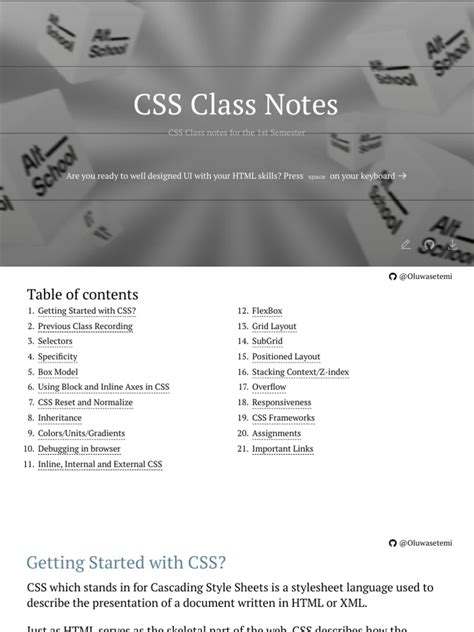 Cascading Style Sheet Pdf Html Html Element