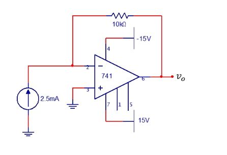 Solved Determine The Voltage Out Chegg Com