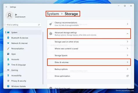 How To Use Windows 11 Disks And Volumes” Settings Options To Shrink A Volume