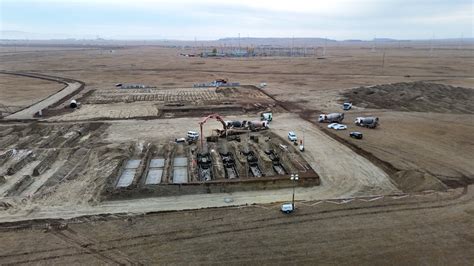 ФОТО Багануур дүүрэгт баригдаж буй батарей хуримтлуурын станцын ажил 80 хувийн гүйцэтгэлтэй