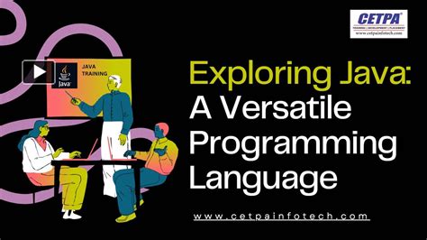 Exploring Java A Versatile Programming Language Presentation Free To