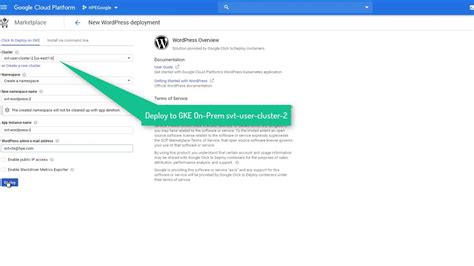 Deploy Wordpress On Gke On Prem Youtube