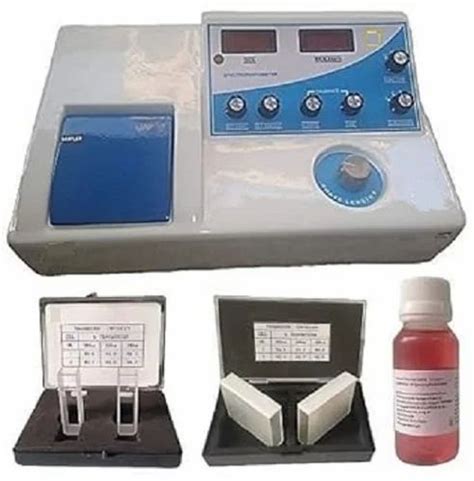 Portable Microprocessor Spectrophotometer Visible Singlebeam 325 1100 Nm At ₹ 59400piece In