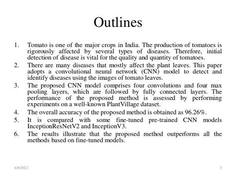 Tomato Disease Detection Using Deep Learning Convolutional Neural