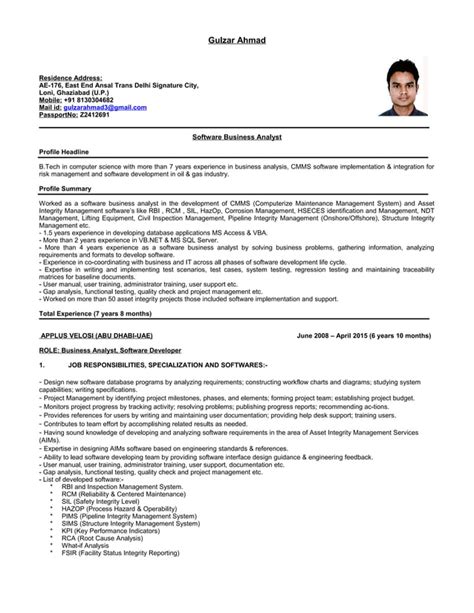 02gulzar Ahmad Resume Pdf