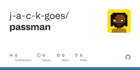 GitHub J A C K Goes Passman