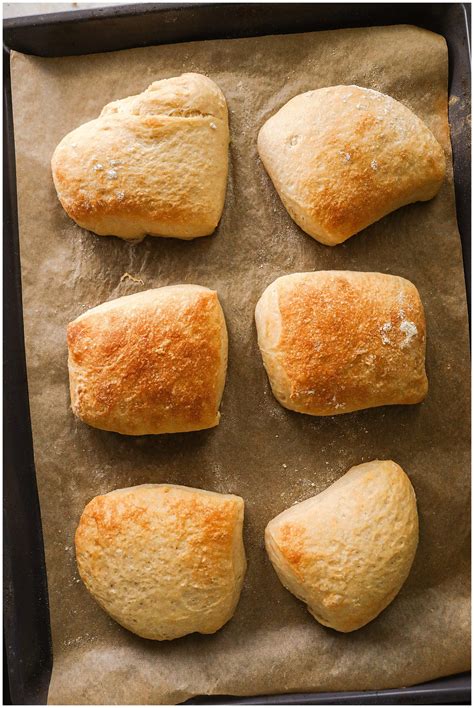 Homemade Ciabatta Rolls Recipe