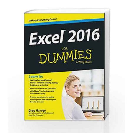 Excel 2016 For Dummies By Buy Online Excel 2016 For Dummies Book At Best Price In India