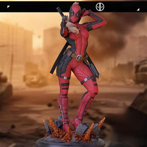 2856 Lady Deadpool Nsfw Deadpool Stl 3d Print Files My Stl