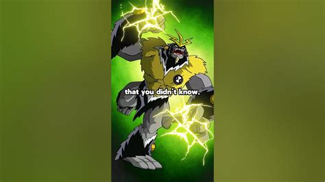 Shocksquatch 3 Facts Ben10 Cartoon Shorts Omnitrix Omniverse Youtube