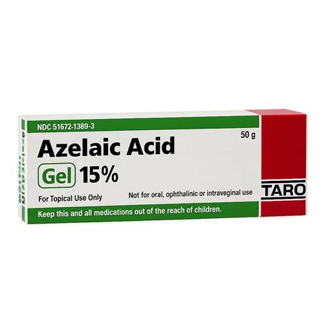 Azelaic Acid Gel 15 Topical Treatment 50 Grams Rx
