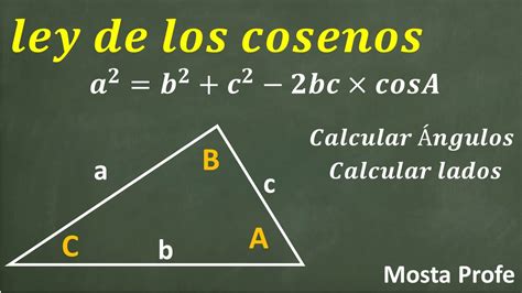 Ley Teorema Coseno Como Sacar Calcular Lados Ngulos De Un Triangulo 19698 The Best Porn Website