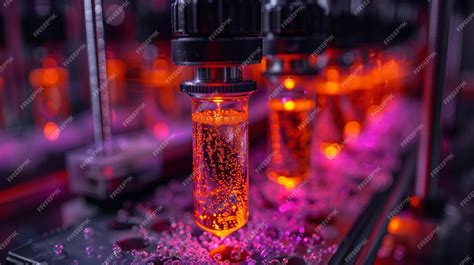 Premium Photo Bioprinting Technology In A Futuristic Laboratory Setting