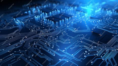 Premium Photo Circuit Programming Background