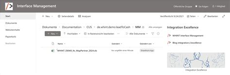 Message Mapping Excel Documentation Integrationexcellence The Blog Of Whitepaper