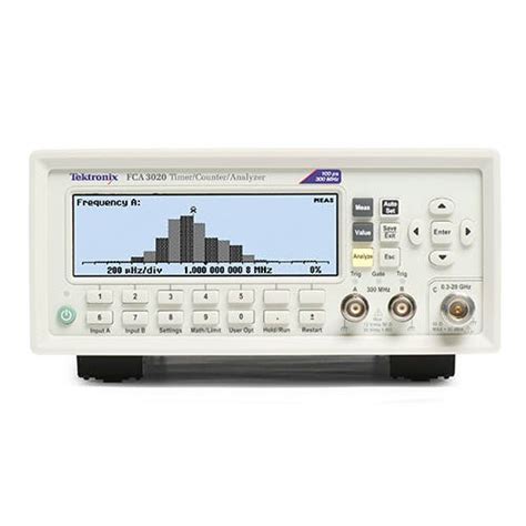 Tektronix Fca3020 20 Ghz 3 Ch Frequency Counter Analyzer