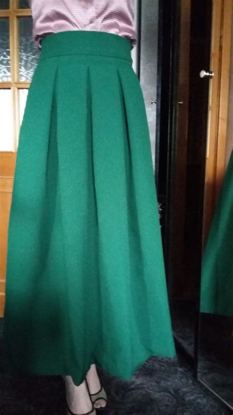 юбка миди зеленая Юбка миди Юбка Мидии