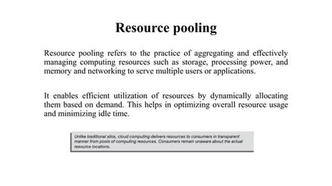 Resource Poolingsharing And Resource Provisioningpptx